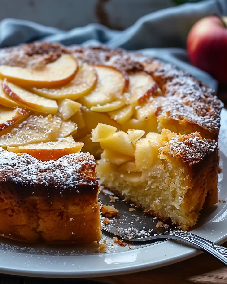 soft apple cake