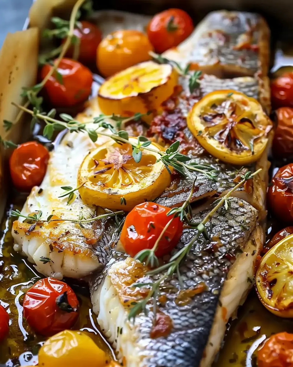 Mediterranean Baked Fish