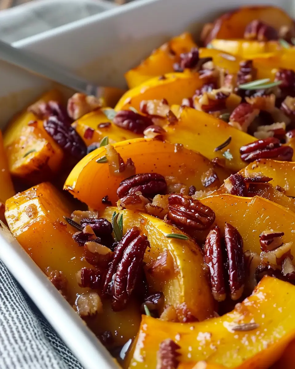 Autumn Butternut Squash Apple Bake
